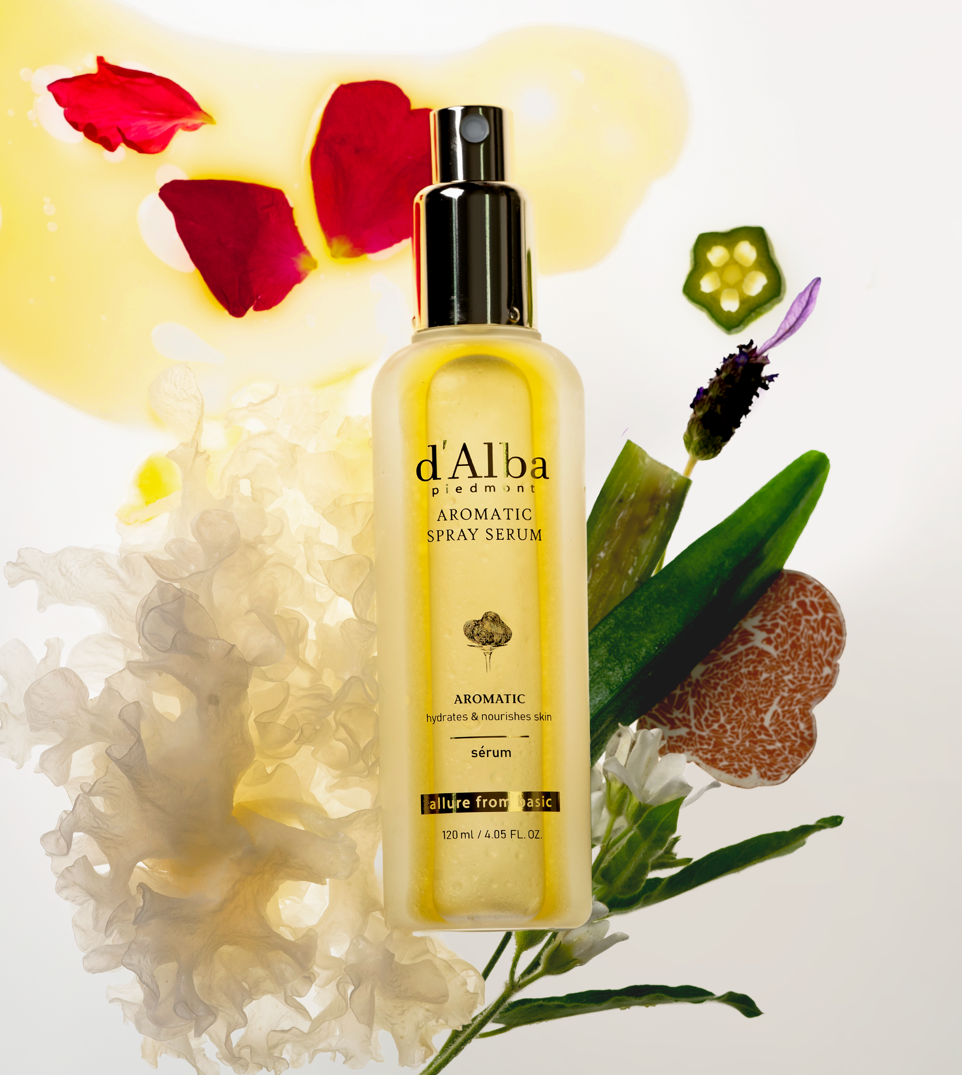 Serum dạng xịt thuần chay d'Alba White Truffle First Aromatic Spray Se