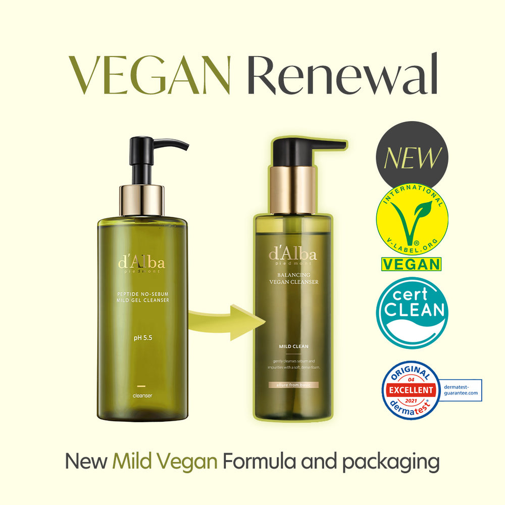 d Alba Mild Skin Balancing Vegan Cleanser 200ml